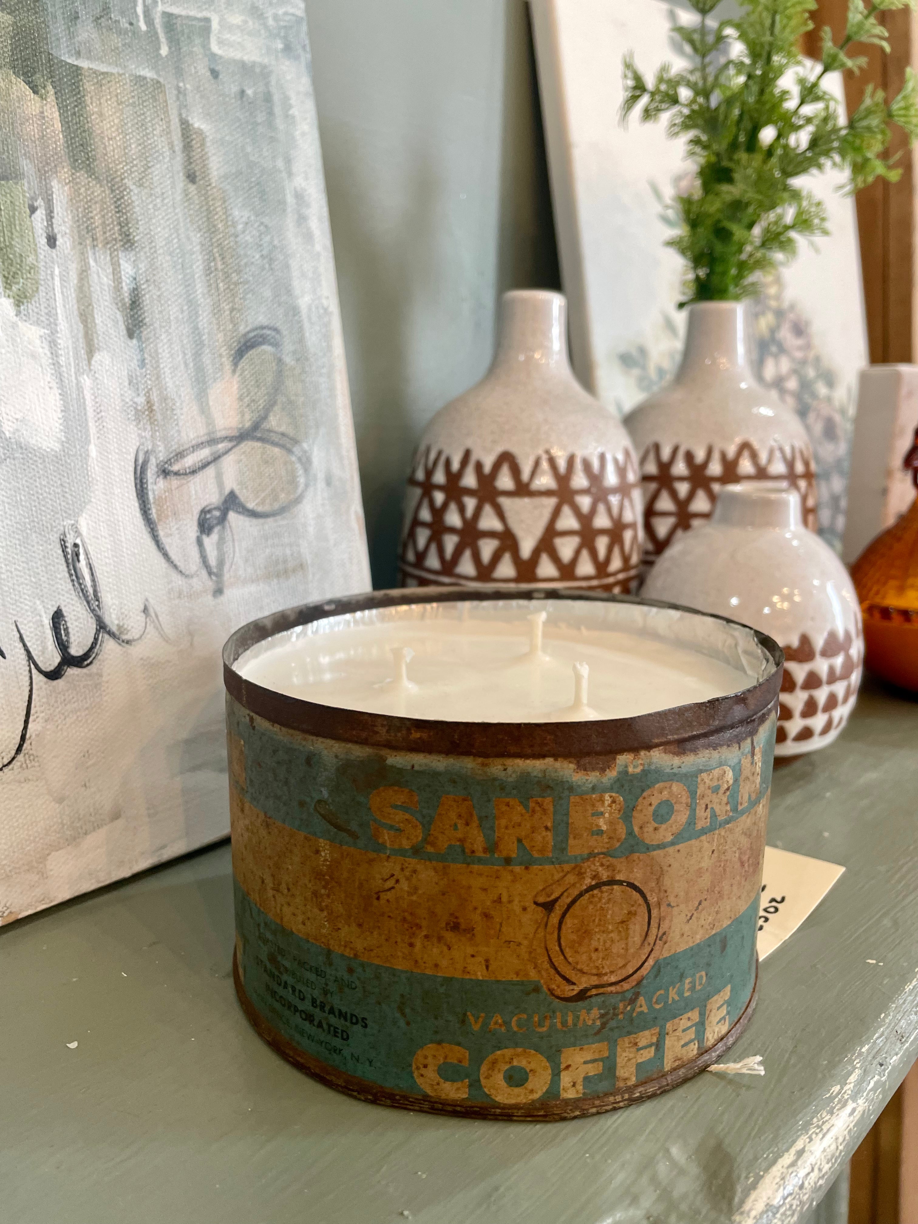 Vintage Sunborn Coffee Tin – Southern Bales-Art by Allie's Studio