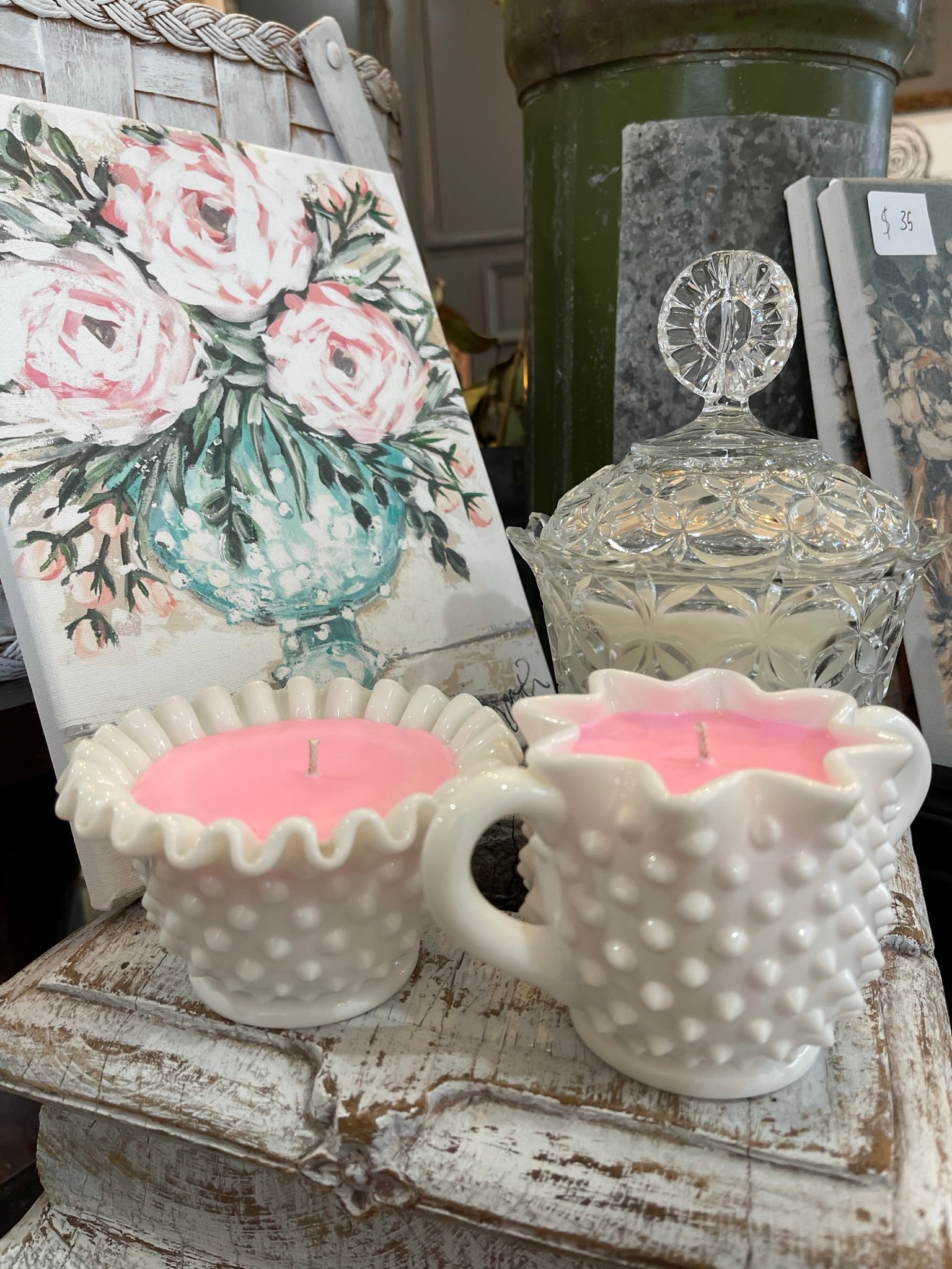 The Vintage Vessel – Southern Bales-Art by Allie's Studio