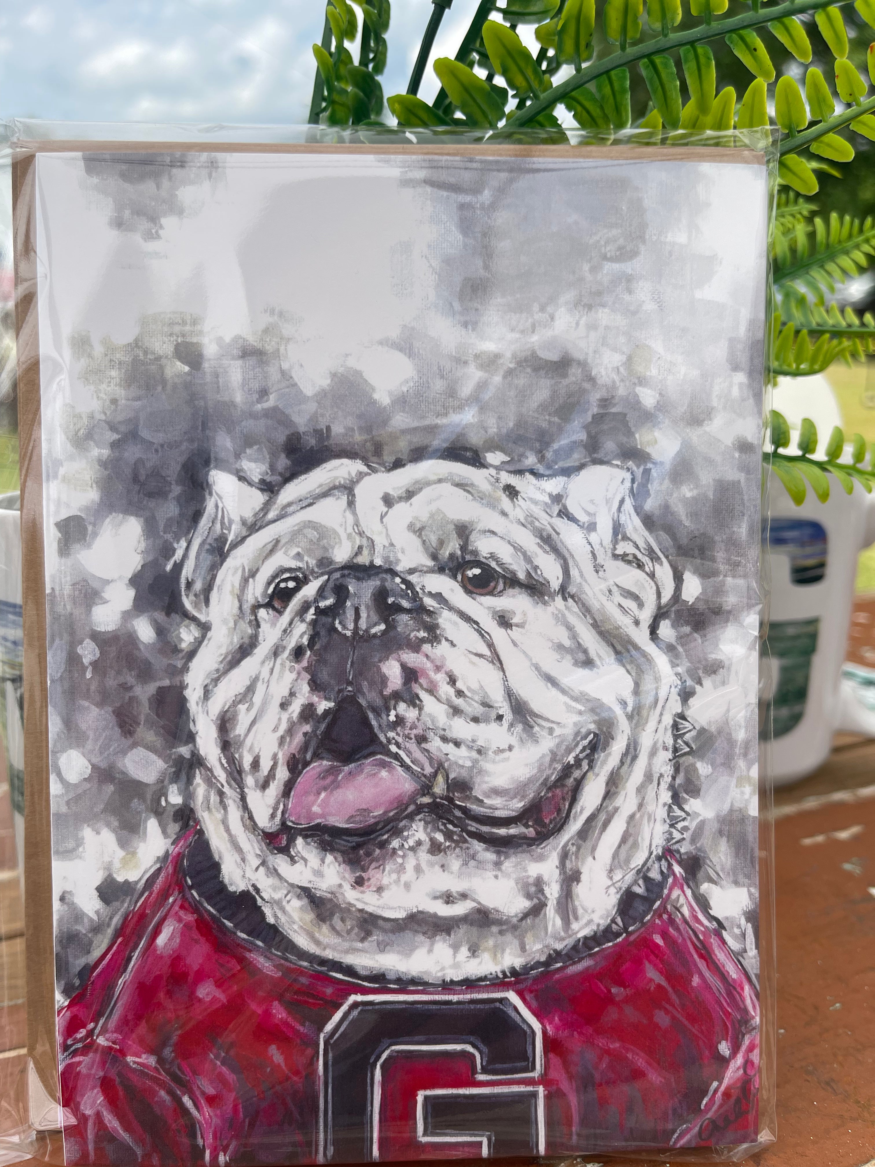 Georgia Bulldog Cards – Southern Bales-Art by Allie's Studio
