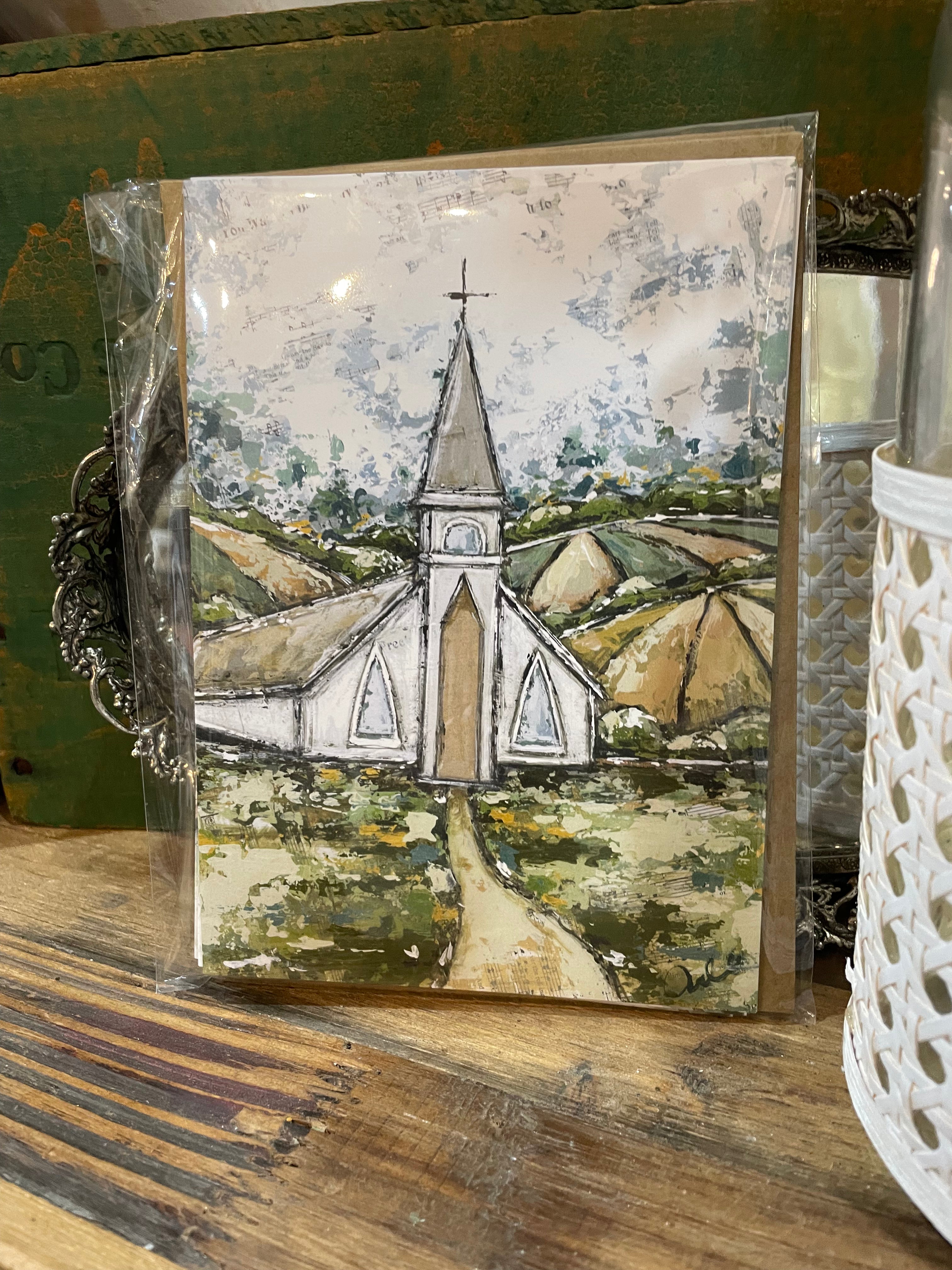 Countryside Church Cards – Southern Bales-Art by Allie's Studio